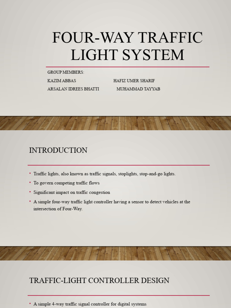 DSD- Four-way Traffic Light System | PDF