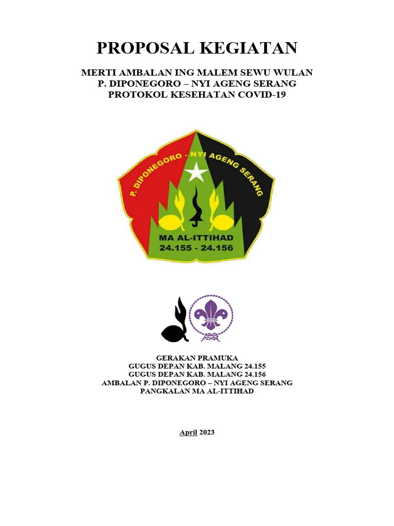 Proposal Kemah Produktif Fix Cover | PDF