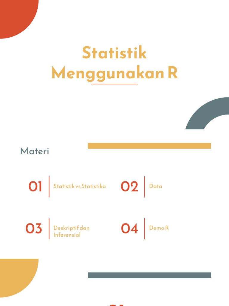 Statistik R | PDF | Karier & Perkembangan | Sains & Matematika
