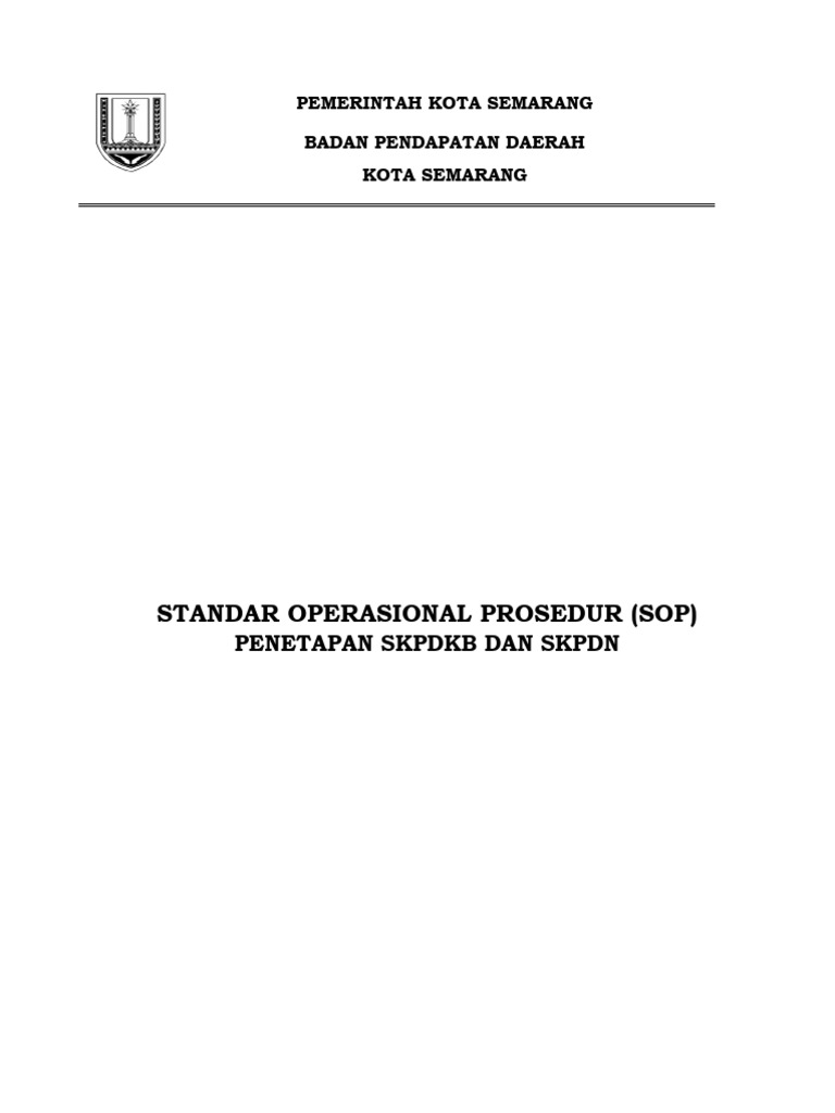 SOP Penetapan SKPDKB Dan SKPDN 07112014 V | PDF