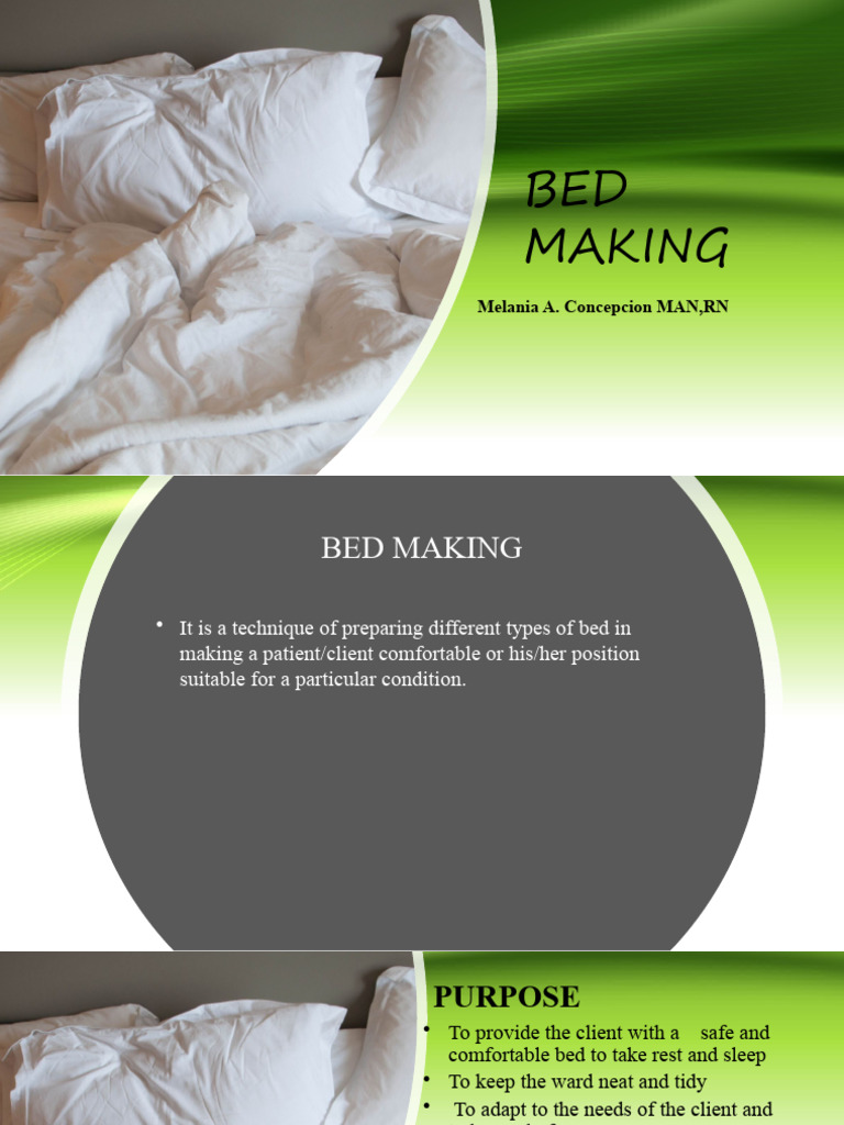 Bed Making | PDF