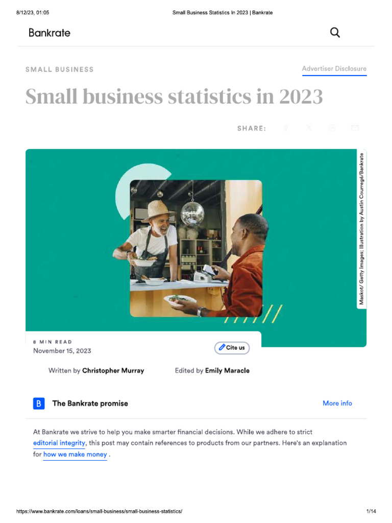 Small business statistics in 2023 | PDF