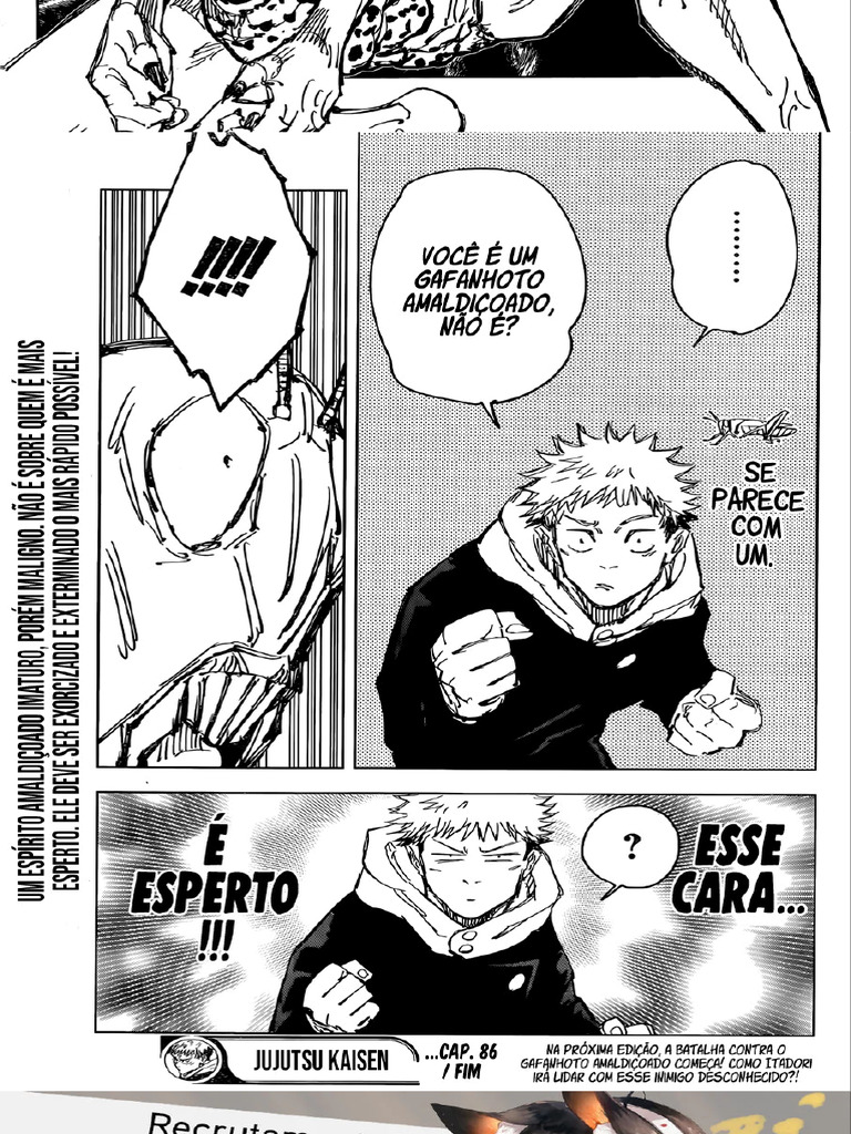 Jujutsu Kaisen - Capítulo 86 Por Gekkou Scans | PDF
