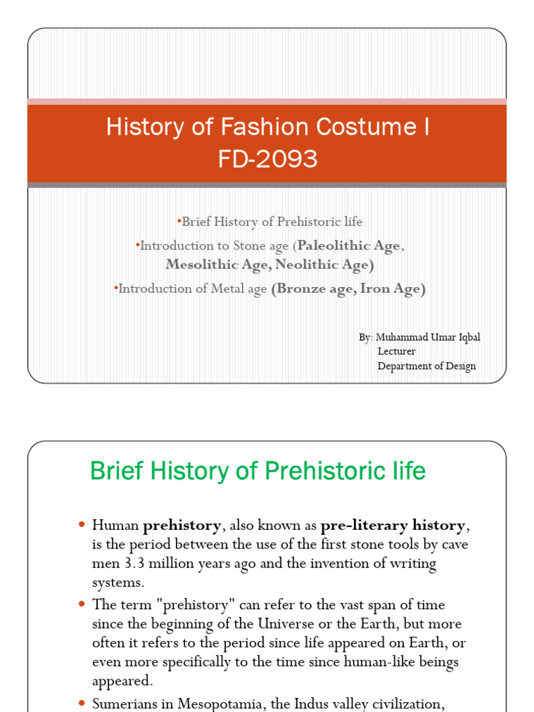 lec 1& 2 | PDF | Stone Age | Iron Age