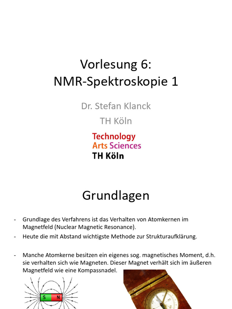 NMR Teil 1 | PDF