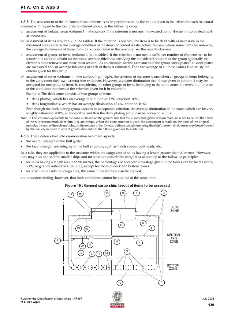 Steel Ship Thickness Assessment Guide | PDF | Hull (Watercraft) | Buckling