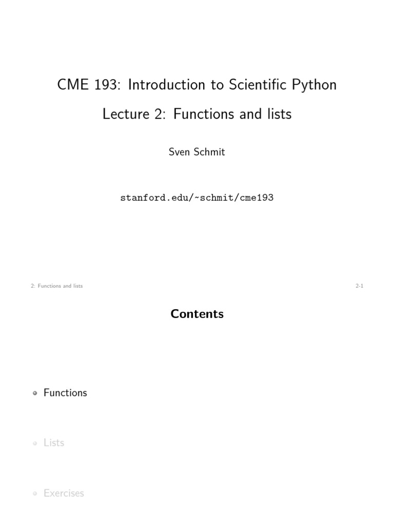 Lec 2 | PDF | Parameter (Computer Programming) | Scope (Computer Science)