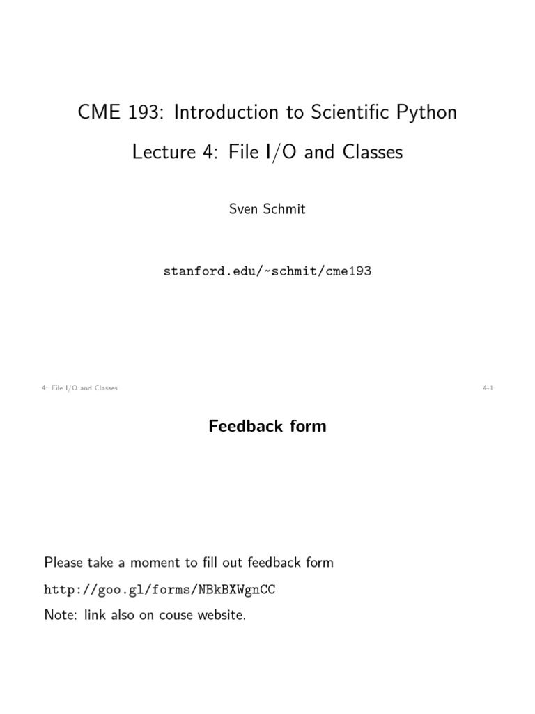 Lec4 Pdf Class Computer Programming Method Computer Programming 