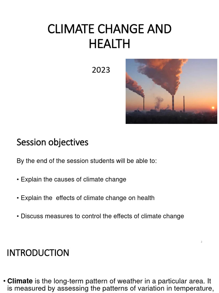 2023 Climate Change Current Issues | PDF | Climate Change | Air Pollution