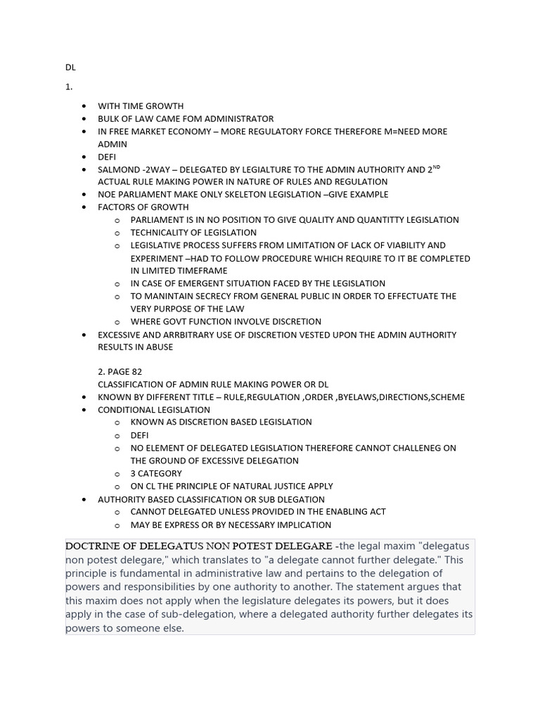 DL Pointers | PDF | Rule Of Law | Tribunal