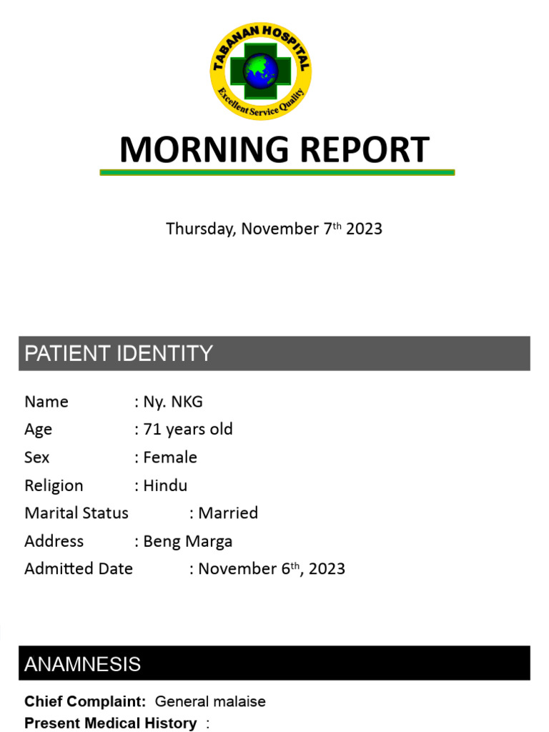 Morning Report 7-12-2023 | PDF