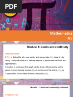 N6 Mathematics | PDF | Derivative | Equations