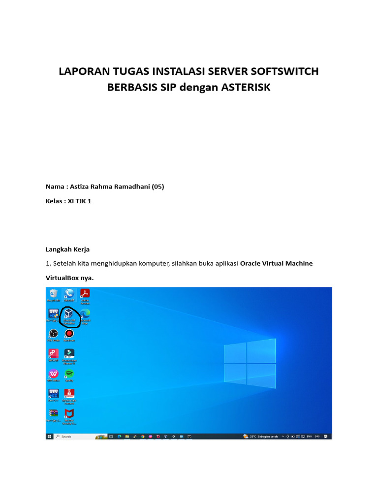 Laporan Tugas Instalasi Server Softswitch Berbasis Sip Dengan Asterisk ...