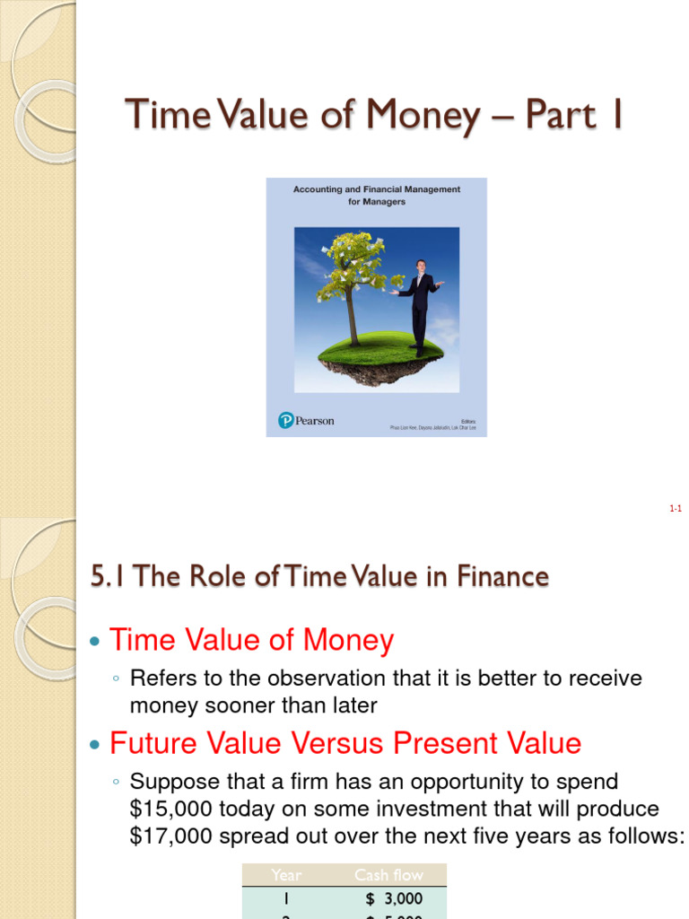 Chapter 6 - Time Value of Money - Part 1 | PDF