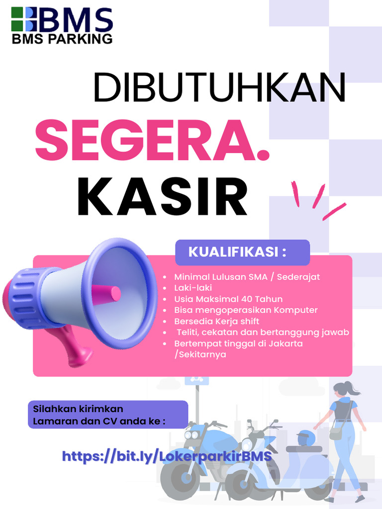 Lowongan Pekerjaan Parkir PT. BMS | PDF