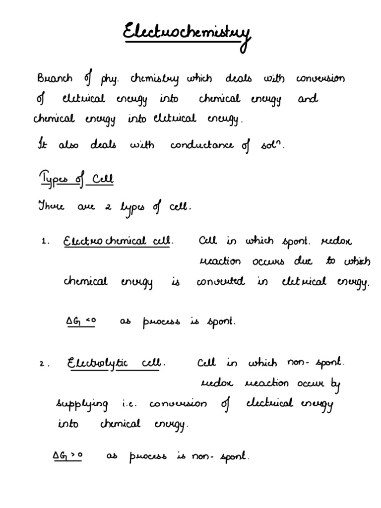 Electrochemistry 1 Invert | PDF