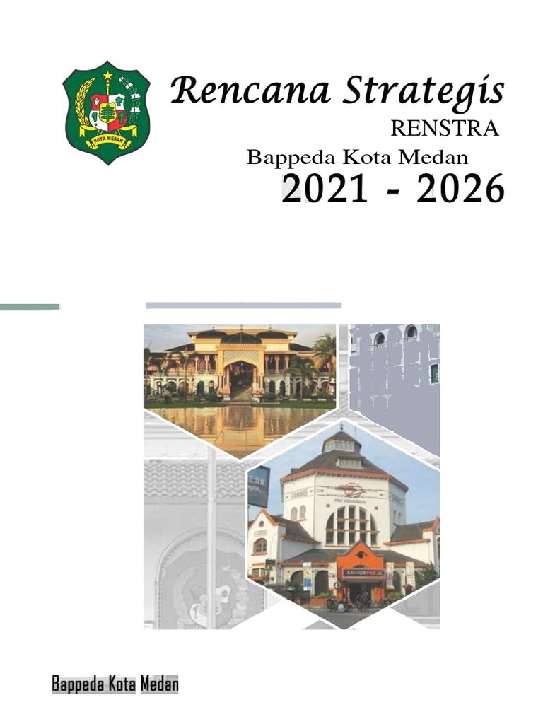 Renstra Bappeda Kota Medan Tahun 2021 - 2026 | PDF
