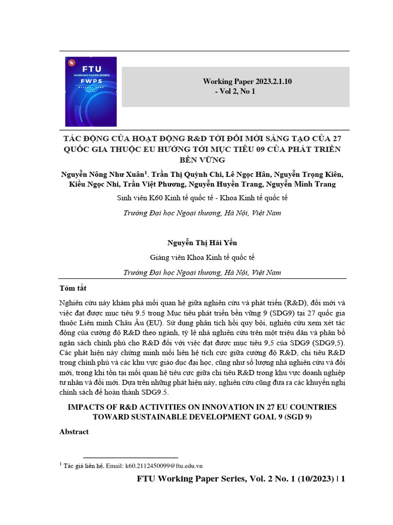 FWPS Vol 2 No 1 Paper 10 | PDF