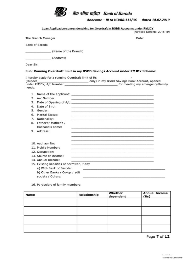 Pmjdy Od Documents-1 | PDF