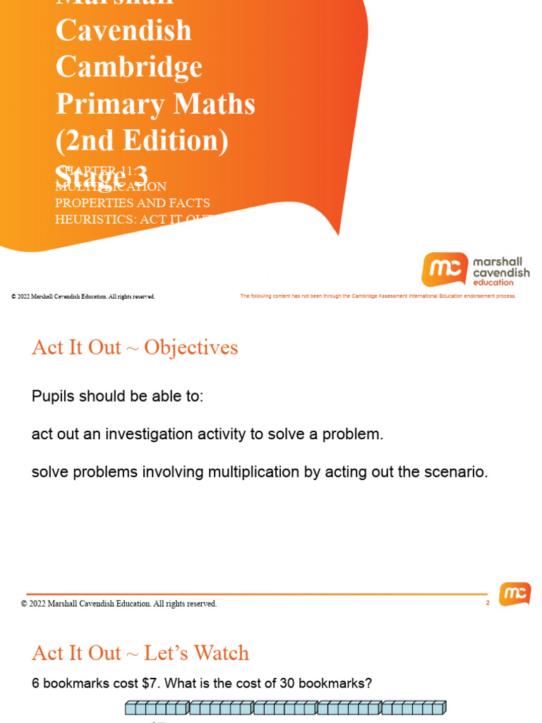 MCE Cambridge Primary Maths 2E Stage3 HEU PPT C11 | PDF | Cognition | Cognitive Science