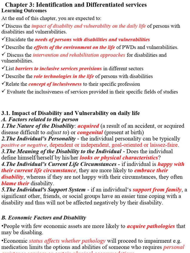 Chapter 3 Inclusiveness | PDF