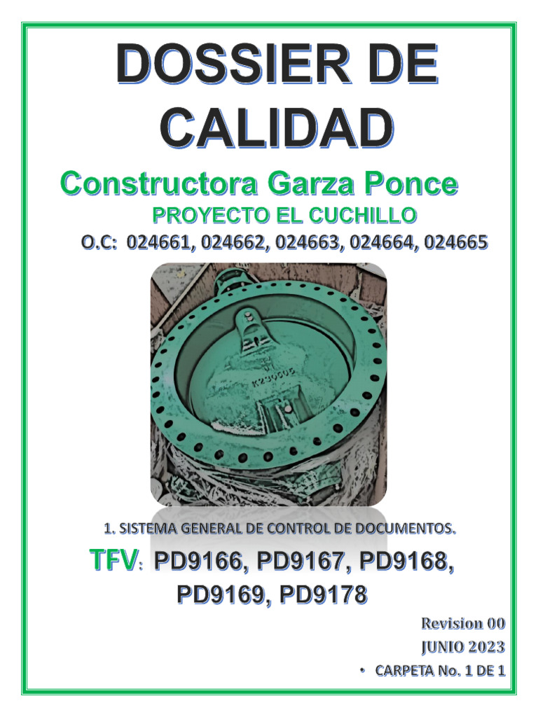 7.3 Dossier Pd9166, Pd9167, Pd9168, Pd9169, Pd9178 Proyecto Cuchillo | PDF