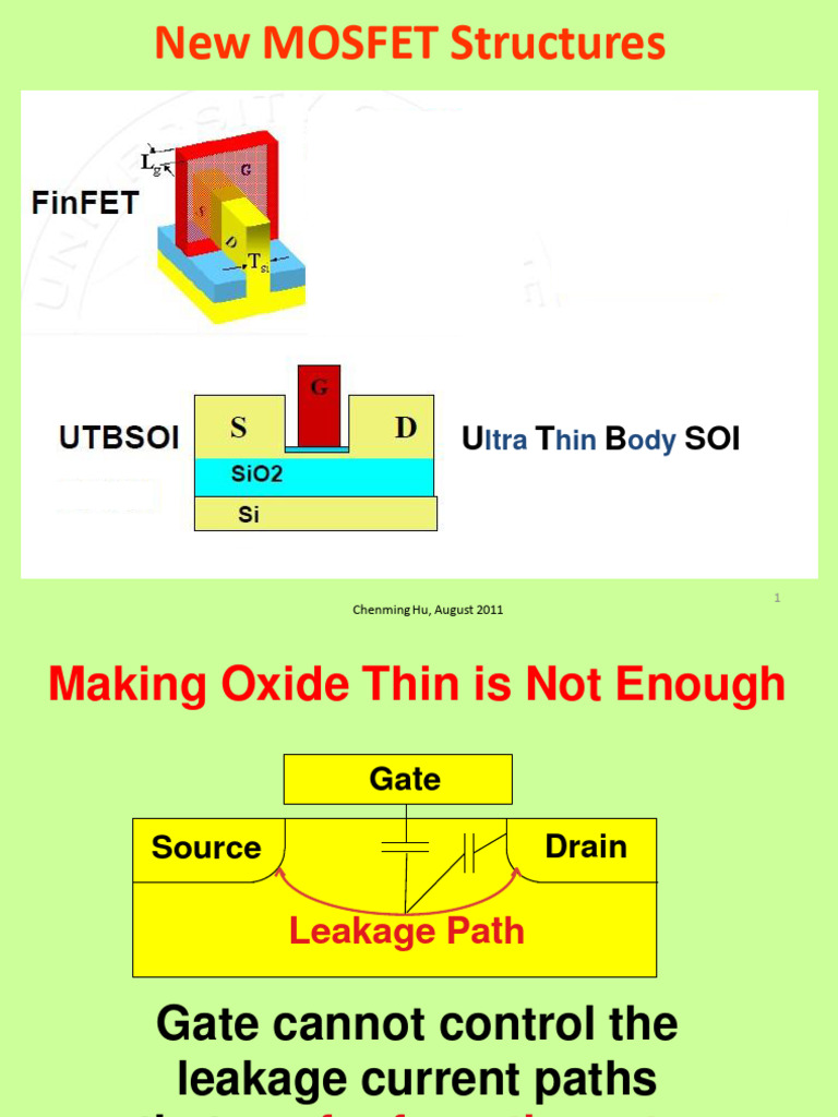 FinFET FDSOI | PDF | Field Effect Transistor | Electrical Engineering