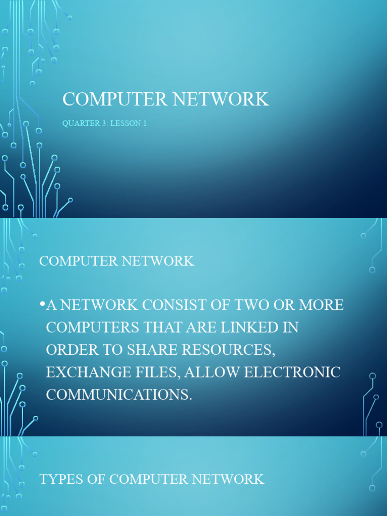 Computer Network | PDF | Computer Network | Local Area Network