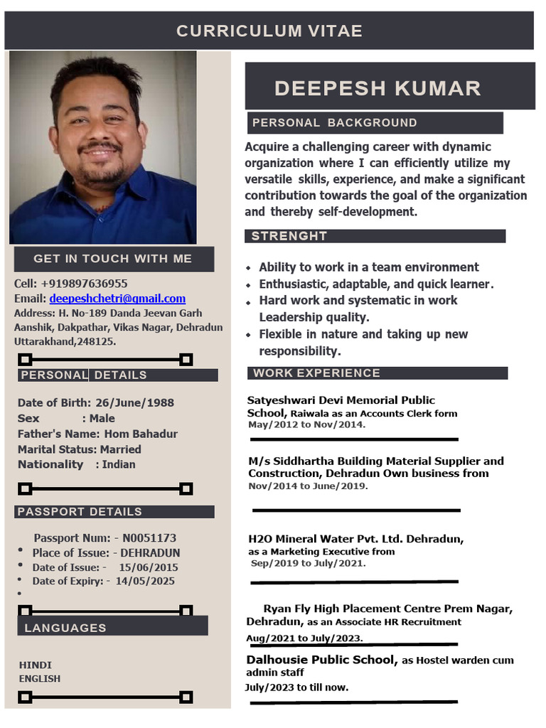 Deepesh Sharma Resume - 23sept | PDF | Enterprise Resource Planning ...