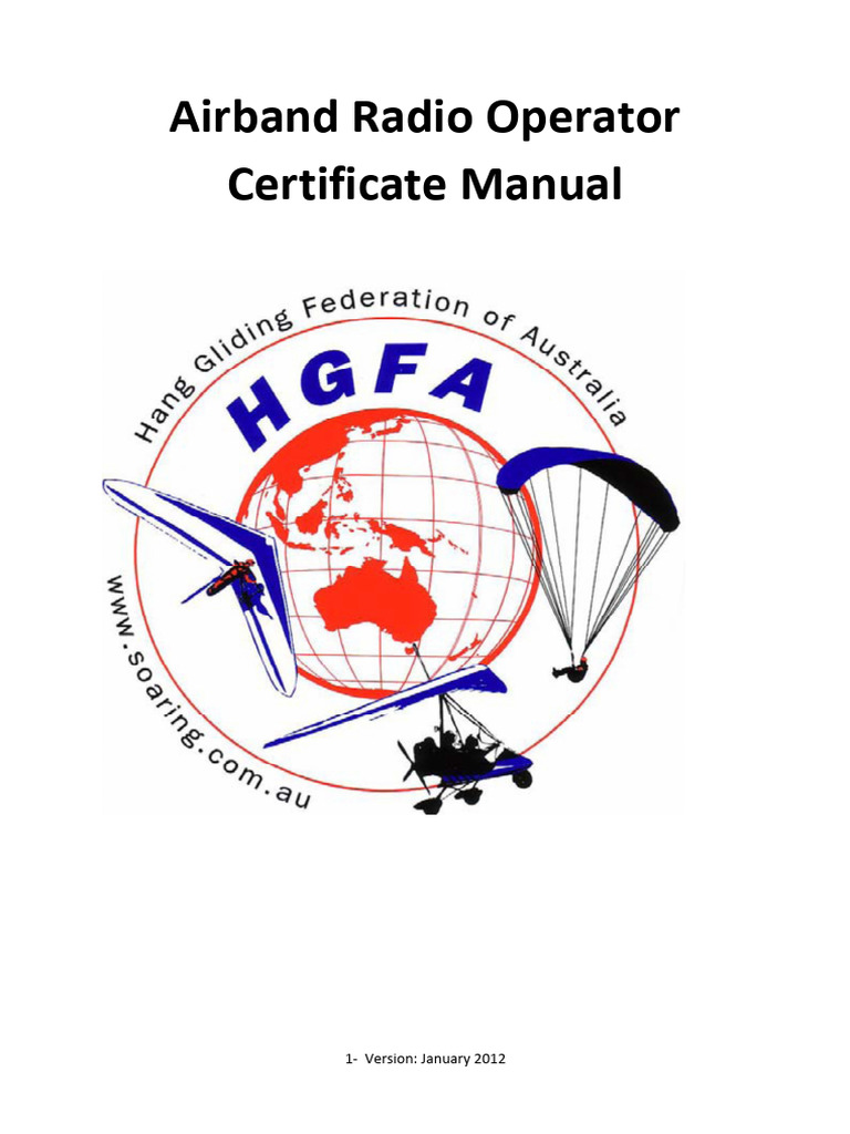 VHF Airband Radio Operator Manual | PDF | Transponder (Aeronautics) | Hertz