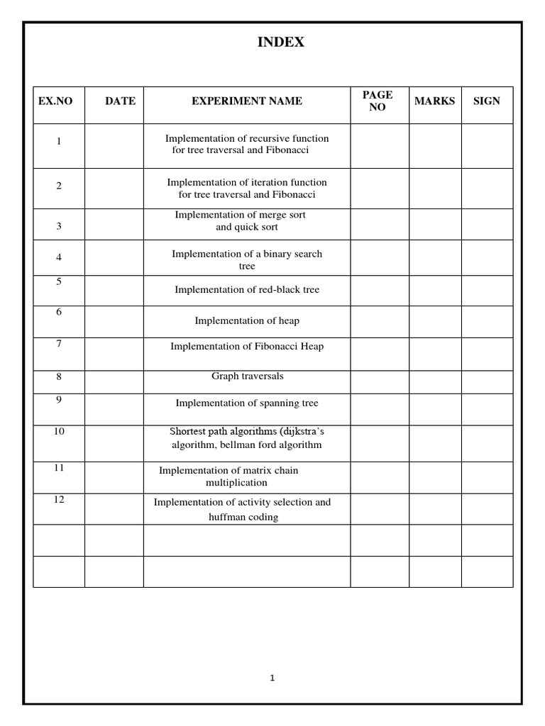 CP4161 Adsa Lab Record | PDF | Pointer (Computer Programming) | Computing