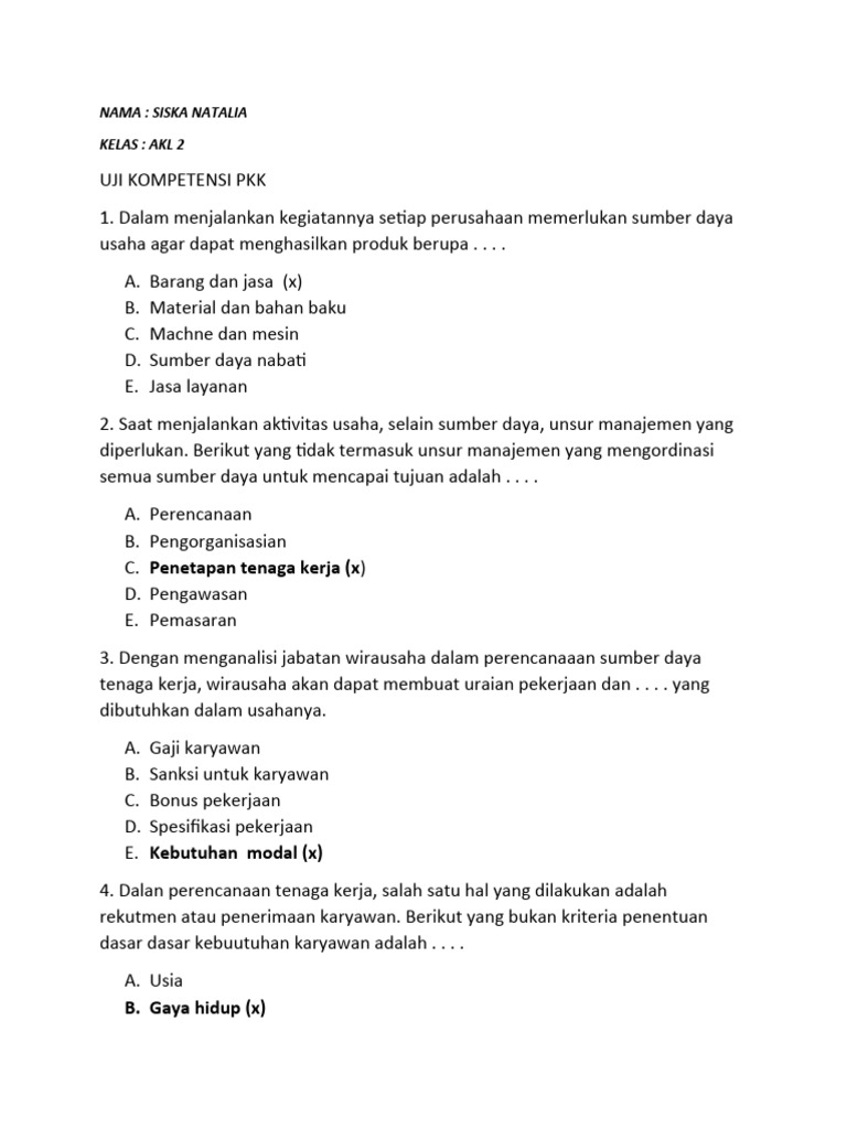 PKK TGL 3-Siska Natalia Xi Akl 2 | PDF