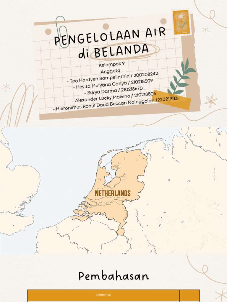 PENGELOLAAN AIR Di BELANDA | PDF