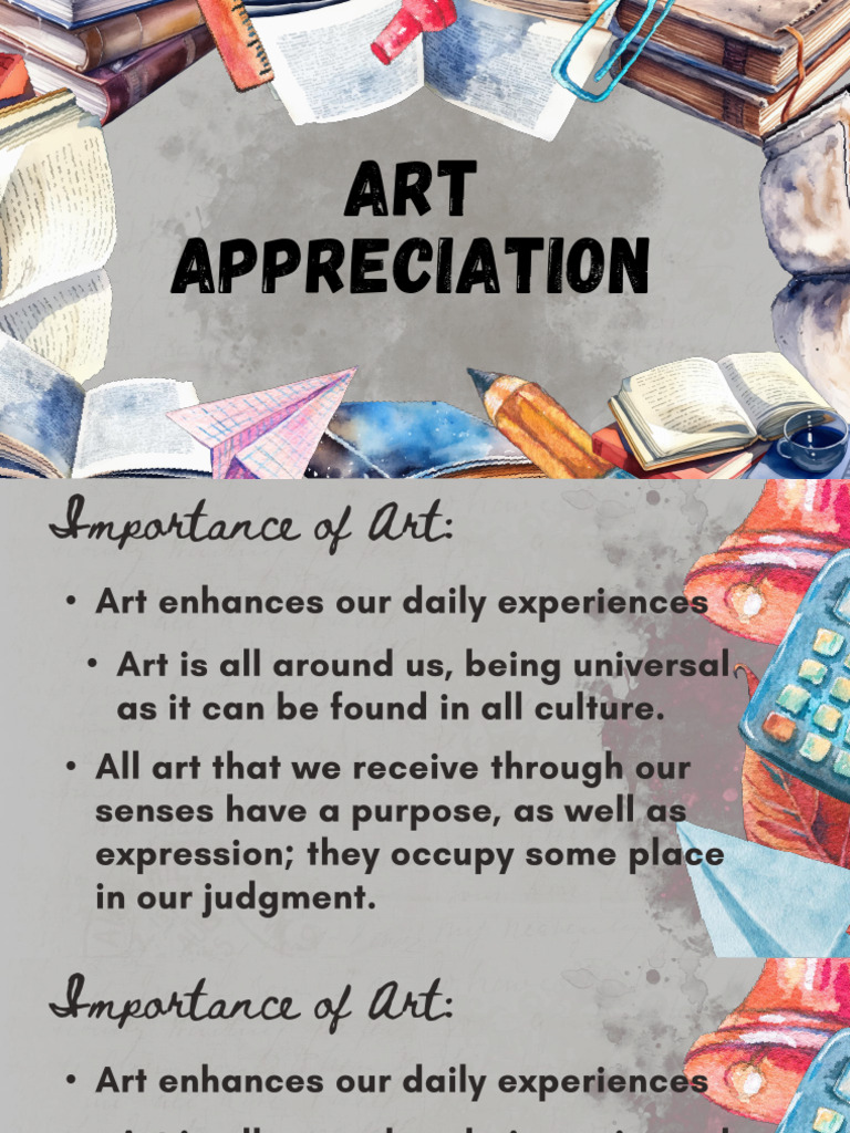 Art Appreciation Unit 1 5 | PDF