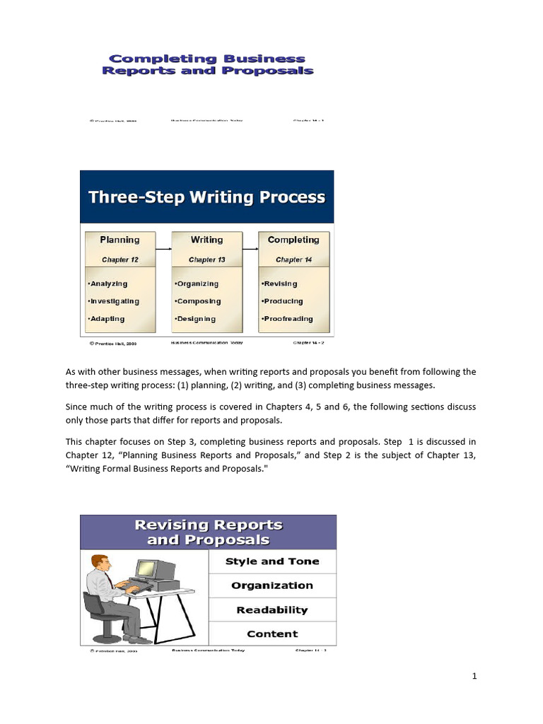 Completing Business Reports and Proposals | PDF | Business