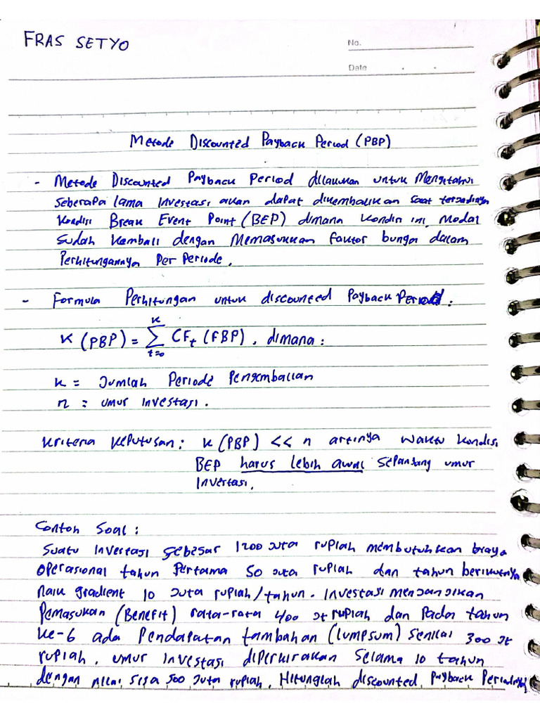 CTT EkoTek Setelah UTS | PDF