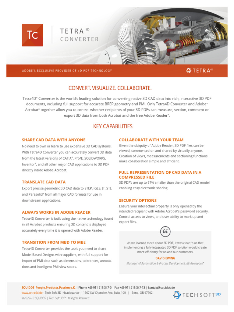 Tetra_Converter_FactSheet_2022_SQ_rd | PDF | 3 D Computer Graphics | Computer Aided Design