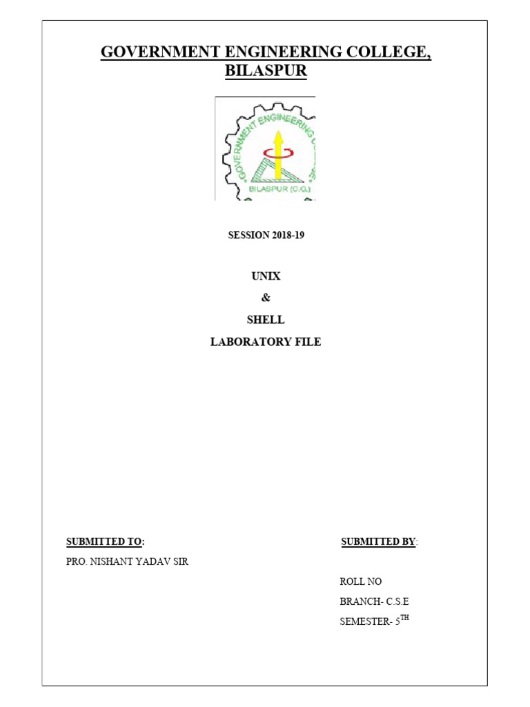 Unix Lab | PDF | Computer File | Filename