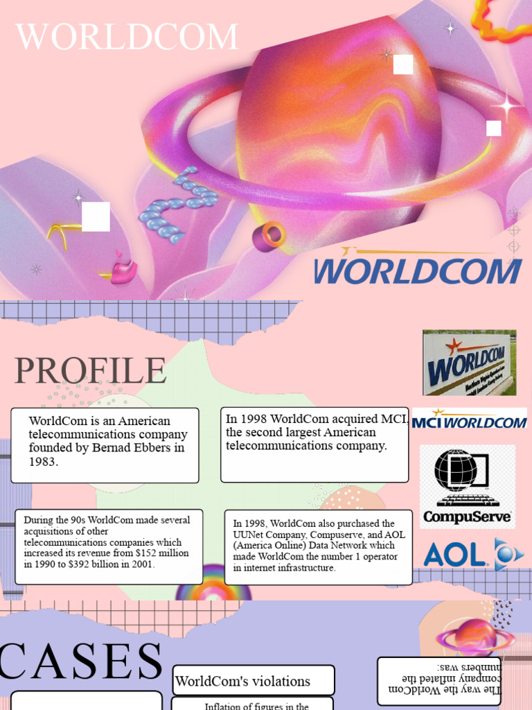 WorldCom Fraud Case Overview | PDF | Accounting | Business