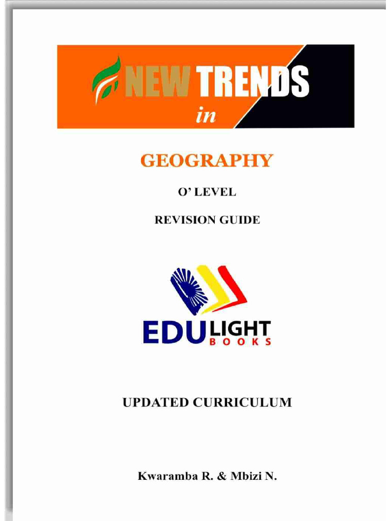 Geography New Trends O Level Rev | PDF
