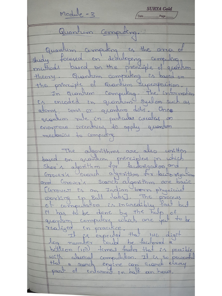 Module_3_Quantum_Computing | PDF