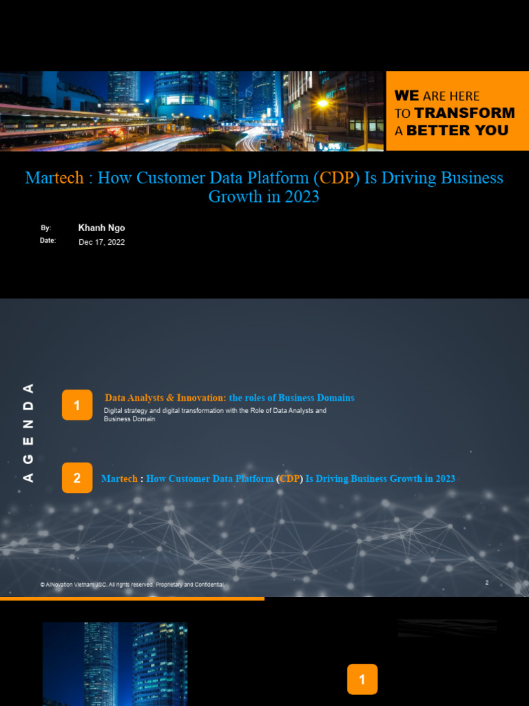 Martech Intro CDP | PDF