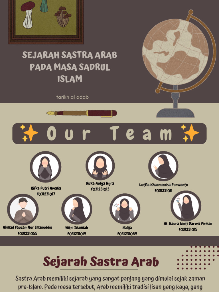KLP 2 - Sejarah Sastra Zaman Shadr Islam - PPT | PDF