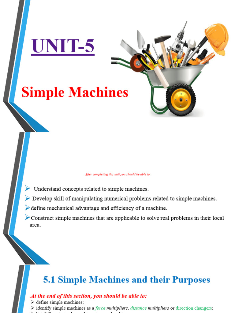 UNIT-5-physics CORRECTED | PDF | Machines | Mechanical Engineering