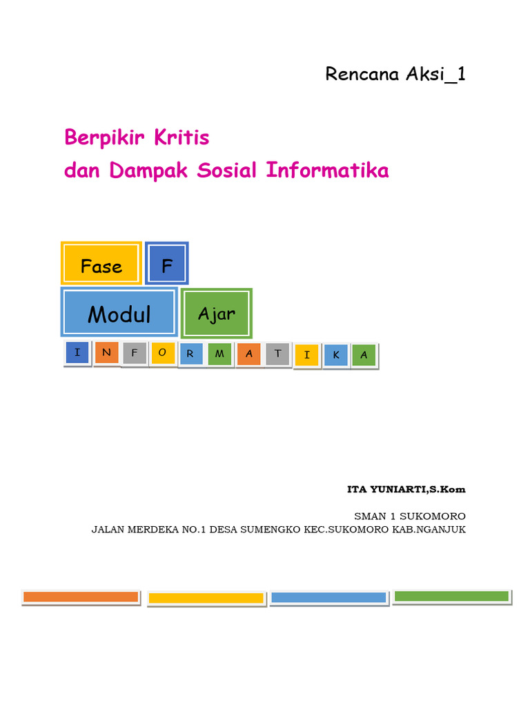 Berpikir Kritis dalam Informatika Sosial | PDF | Sains & Matematika