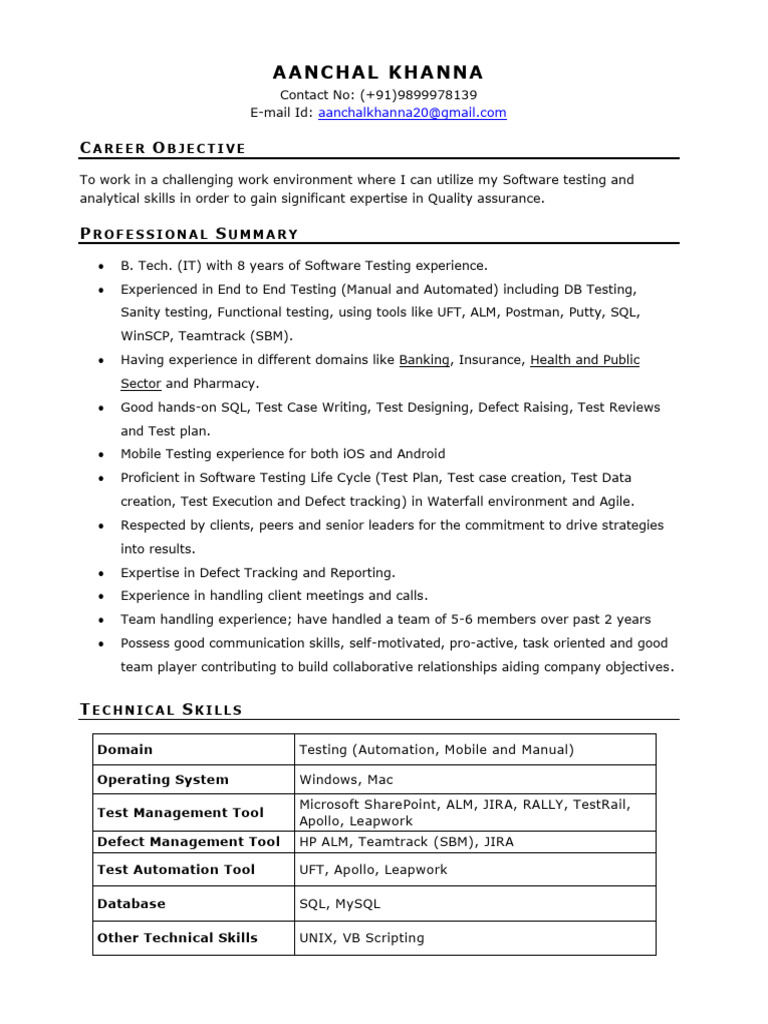 440465-Aanchal Resume | Download Free PDF | Computer Science | Software