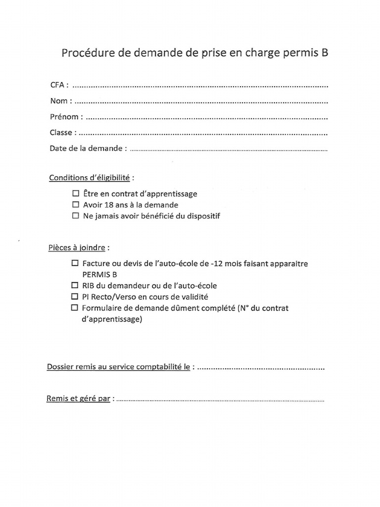 Piece À Fournir | PDF