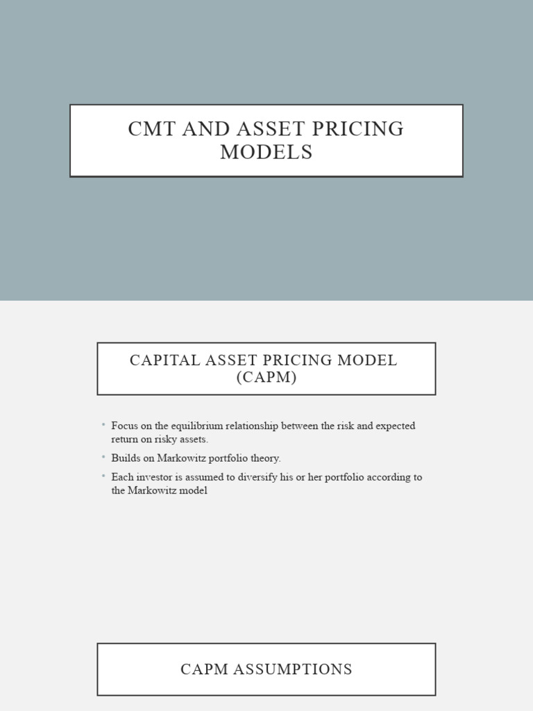 Capital Market Theory PPT - 022357 | PDF | Modern Portfolio Theory | Capital Asset Pricing Model