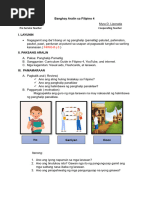 DLP - Filipino 4 - q4 - Week 2 - Panghalip Pamanggit | PDF