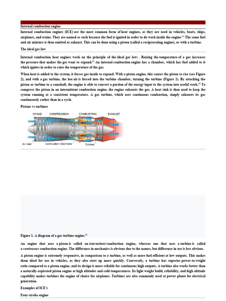 Internal Combustion Engine - Lab Report 2 | PDF